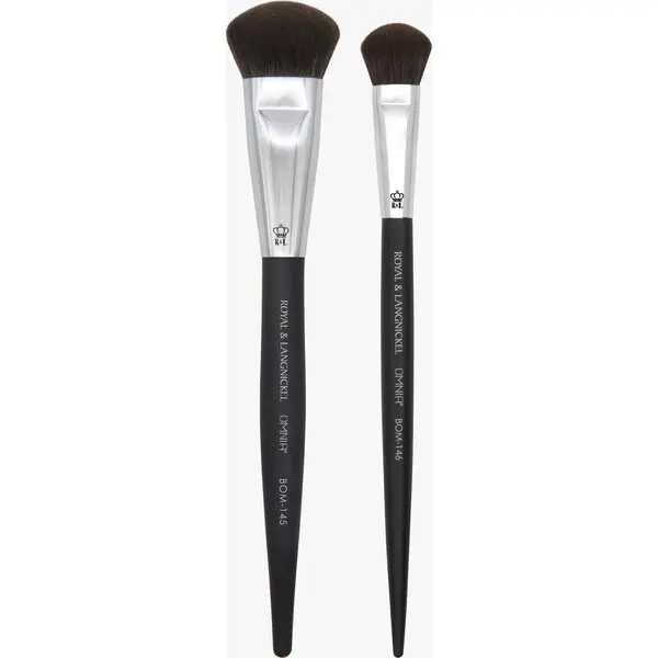 OMNIA BRUSH Complexion Brush Duo Bundle - Black