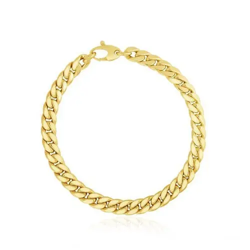 THE LOVERY FINE JEWELRY 14k Gold Cuban Link Bracelet - Yellow Gold