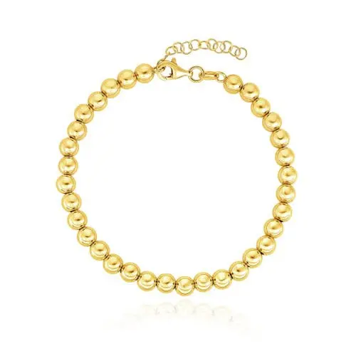 THE LOVERY FINE JEWELRY Gold Ball Bead Bracelet - Yellow Gold