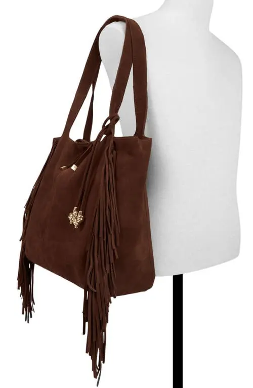 Aldo Arrow Suede Tote