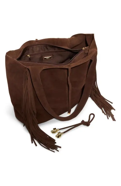 Aldo Arrow Suede Tote