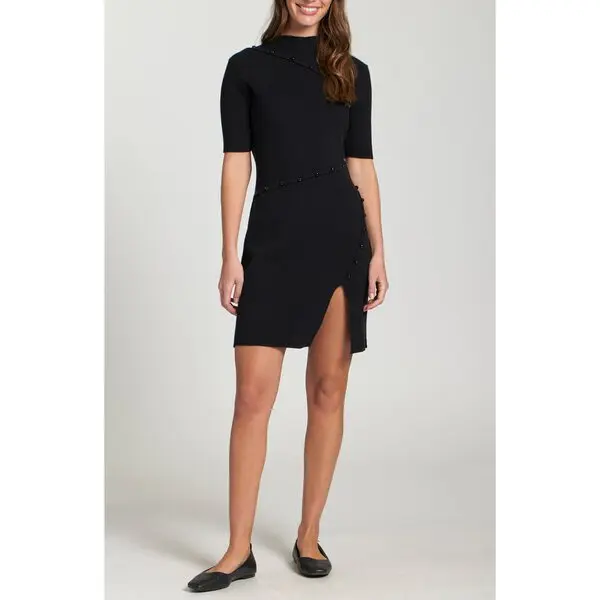 APNY Bead Detail Sweater Dress