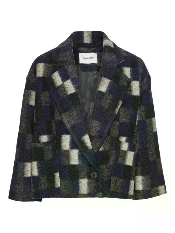 Henrik Vibskov Brushed Square-pattern Jacket