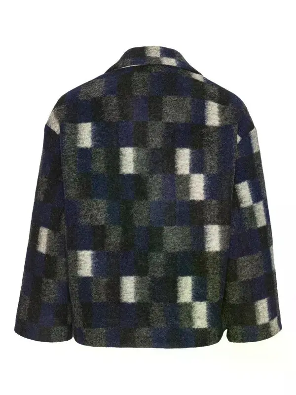 Henrik Vibskov Brushed Square-pattern Jacket