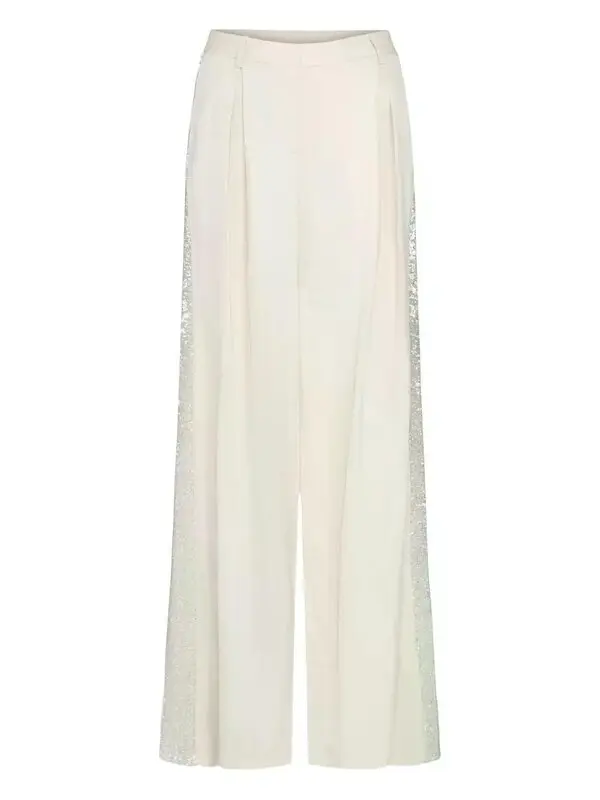 TWP Sequin-detailed Pleated Trousers