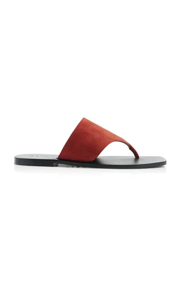 A.emery Paton Suede Sandals - Red