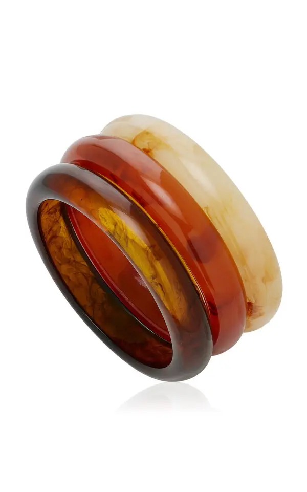BEN-AMUN Set-of-three Resin Bangles
