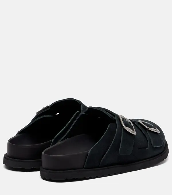 BIRKENSTOCK 222 West" Suede Clogs