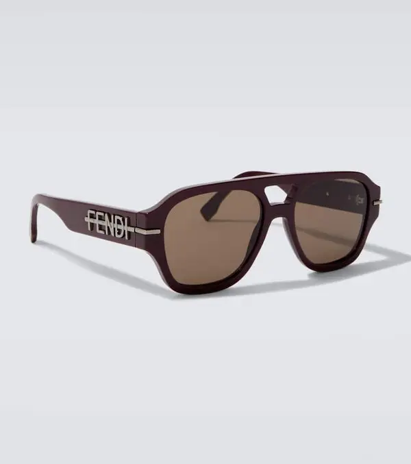 Fendi Graphy Aviator Sunglasses