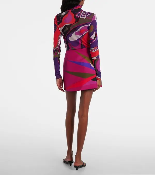 Emilio Pucci Stella Silk Wrap Skirt - Multicoloured