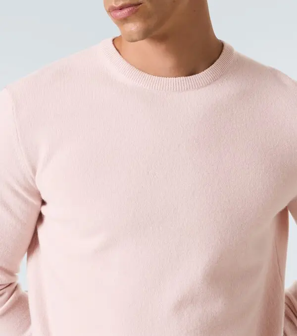 Zegna Cashmere Crewneck Sweater - Pink
