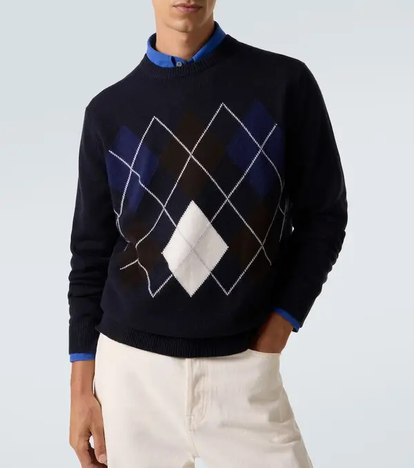 Arch4 Argyle Cashmere Sweater