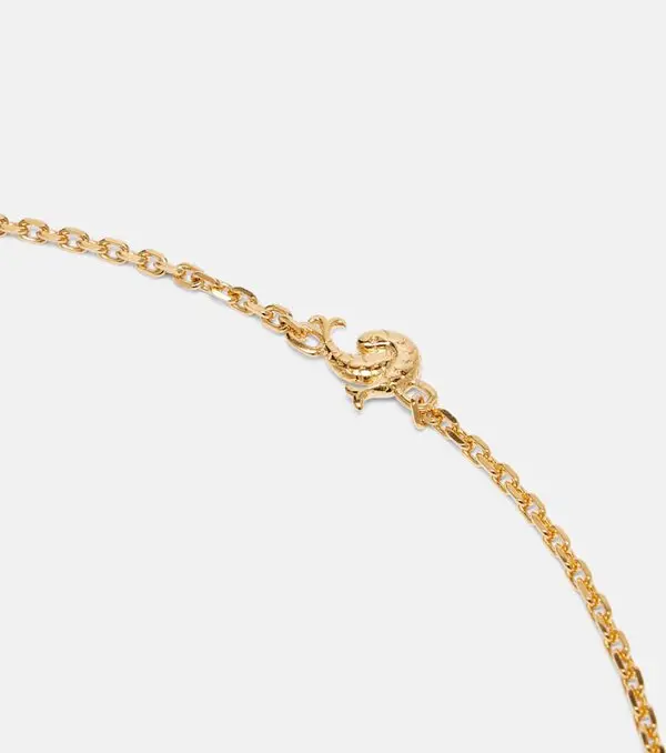 Emilio Pucci Embellished Chain Necklace