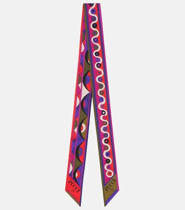 Emilio Pucci Iride Silk Twill Scarf - Multicoloured
