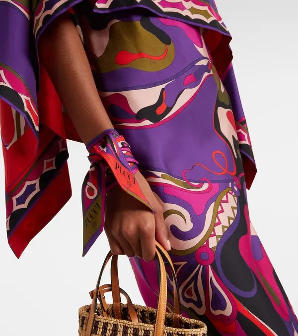 Emilio Pucci Iride Silk Twill Scarf - Multicoloured