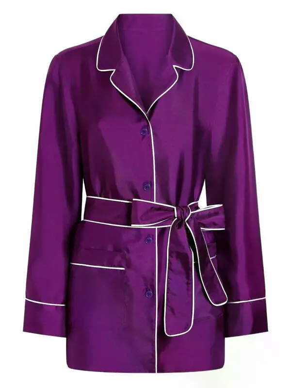 Dolce & Gabbana Silk Shirt - Purple