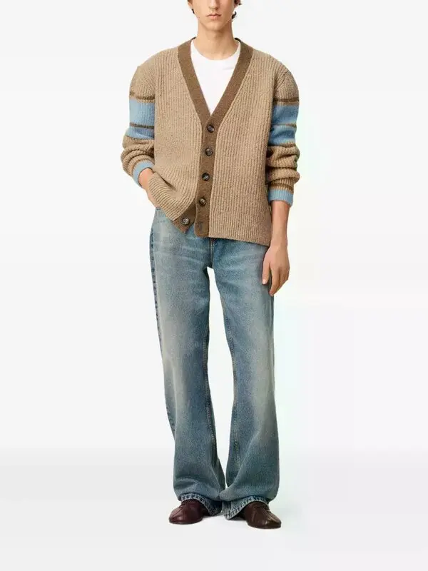 Ami College Wool Cardigan