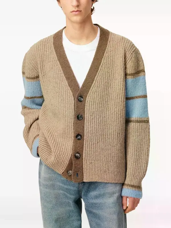 Ami College Wool Cardigan