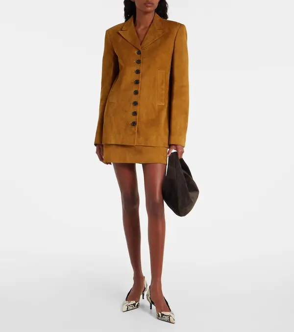Khaite Saraphina Suede Jacket