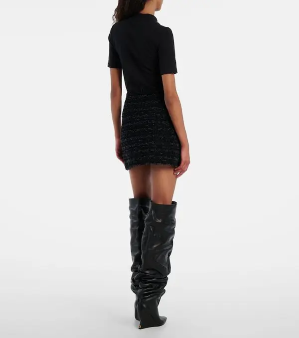 Balmain Tweed Miniskirt