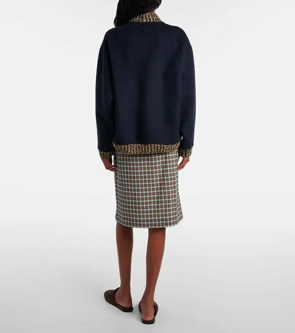 Prada Wool And Cashmere Cardigan