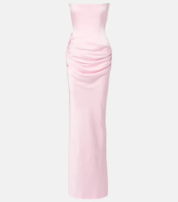 Alex Perry Draped Bustier Gown