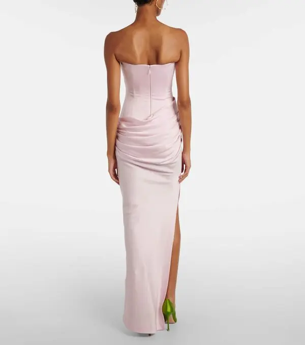 Alex Perry Draped Bustier Gown