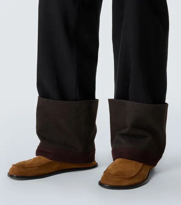 Loewe Colorblocked Wide-leg Jeans