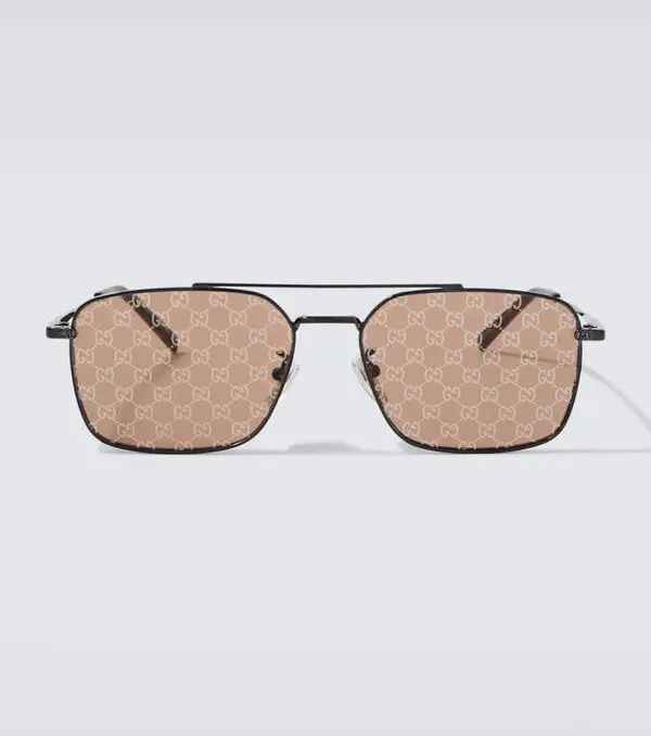 Gucci Gg Aviator Sunglasses - Grey