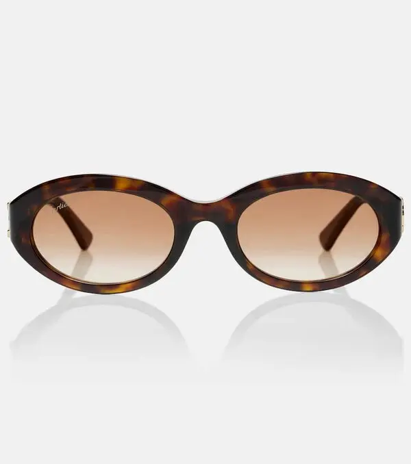 CARTIER Signature C Oval Sunglasses - Brown