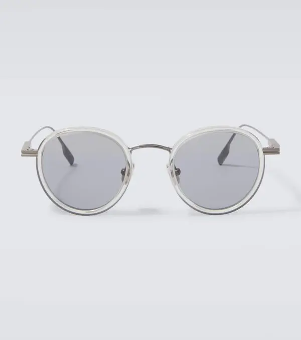 Zegna Round Sunglasses - Grey