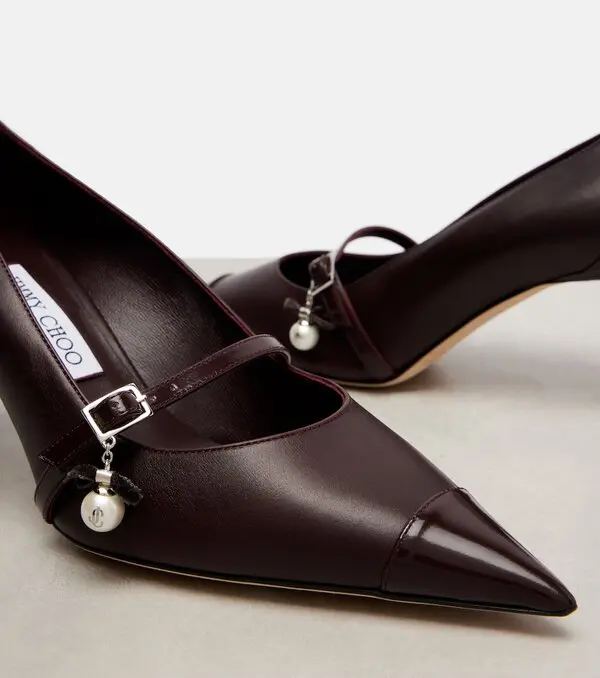 JIMMY CHOO Aren 65 Leather Pumps