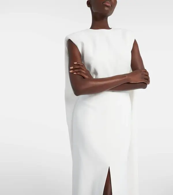 Givenchy Caped Cocktail Dress