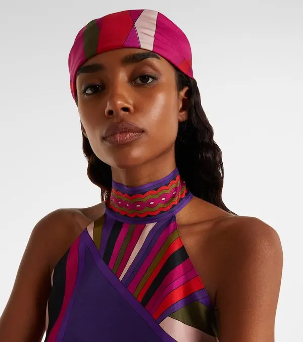 Emilio Pucci Hawaii Silk Twill Scarf