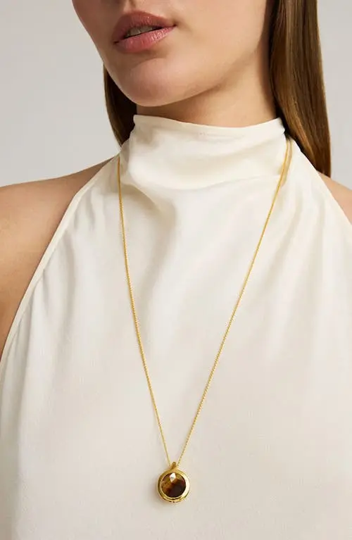 DEAN DAVIDSON Lamu Double Sided Pendant Necklace