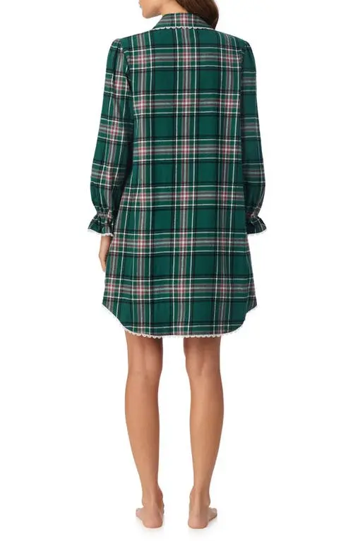 Eileen West Plaid Flannel Nightshirt