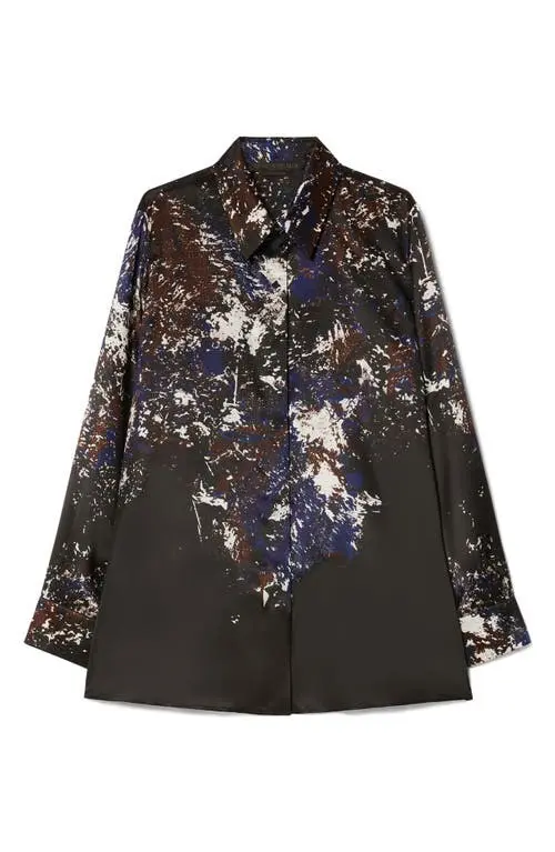Marina Rinaldi Printed Silk Shirt