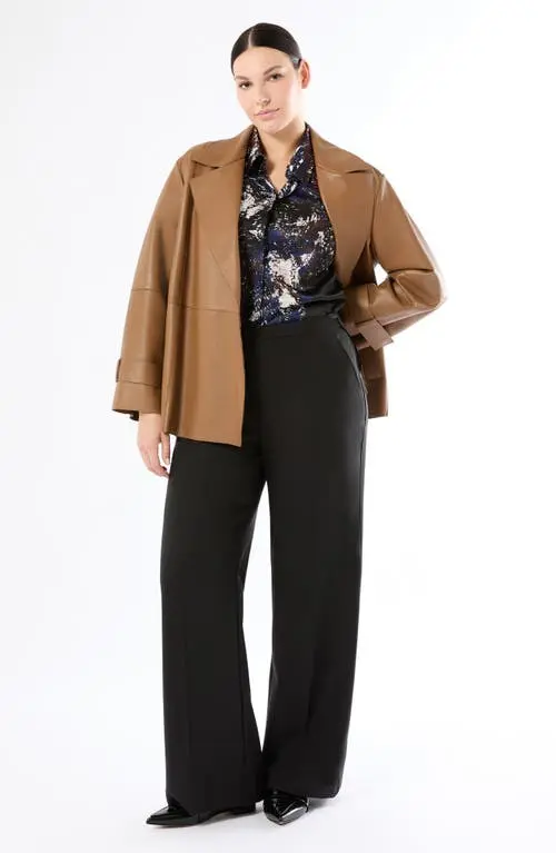Marina Rinaldi Printed Silk Shirt