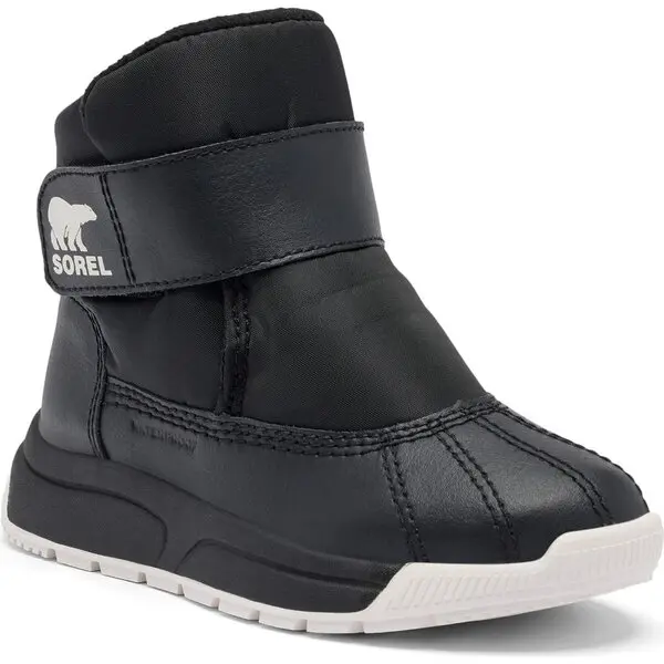 Sorel Whitney Iii Waterproof Boot - Black/sea Salt
