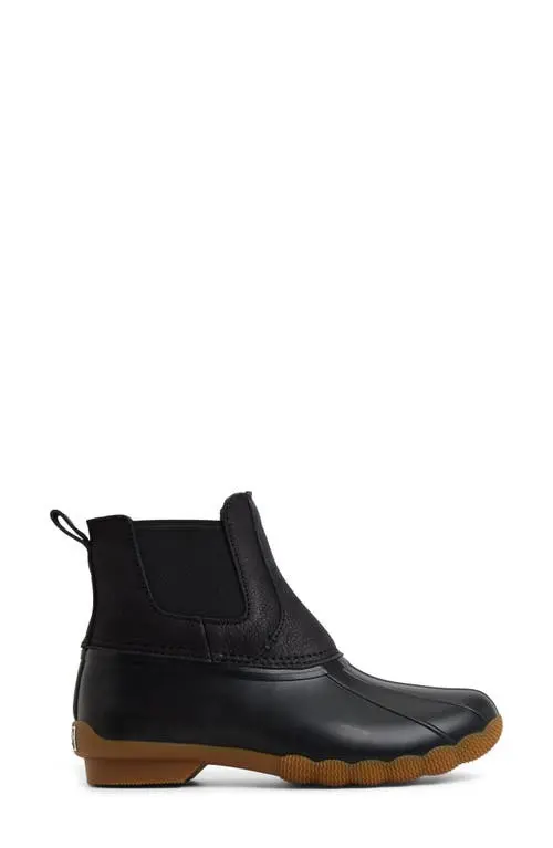 Sperry Saltwater Waterproof Duck Chelsea Boot - Black