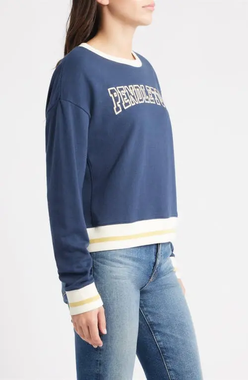 Pendleton Logo Embroidered Cotton French Terry Sweatshirt