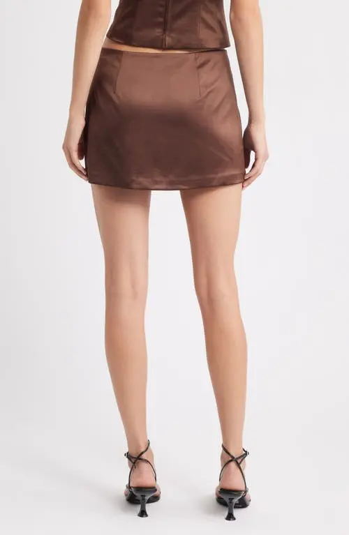 LoveShackFancy Nadina Bow Miniskirt
