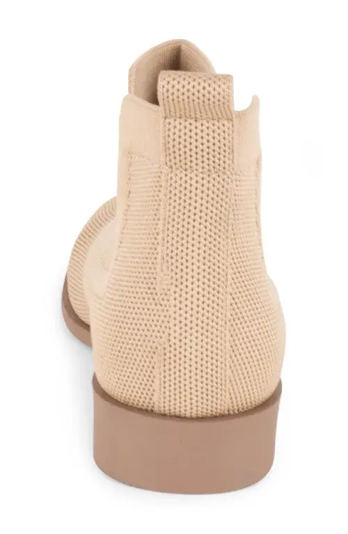 Tahari Roundabout Knit Bootie - Natural