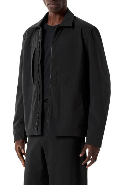 Veilance Mionn Water Resistant Insulated Overshirt - Black