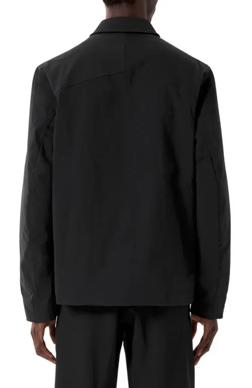 Veilance Mionn Water Resistant Insulated Overshirt - Black