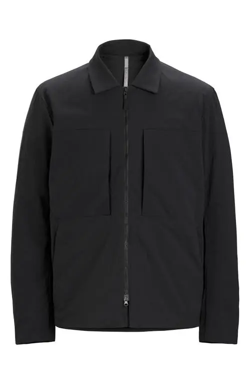 Veilance Mionn Water Resistant Insulated Overshirt - Black