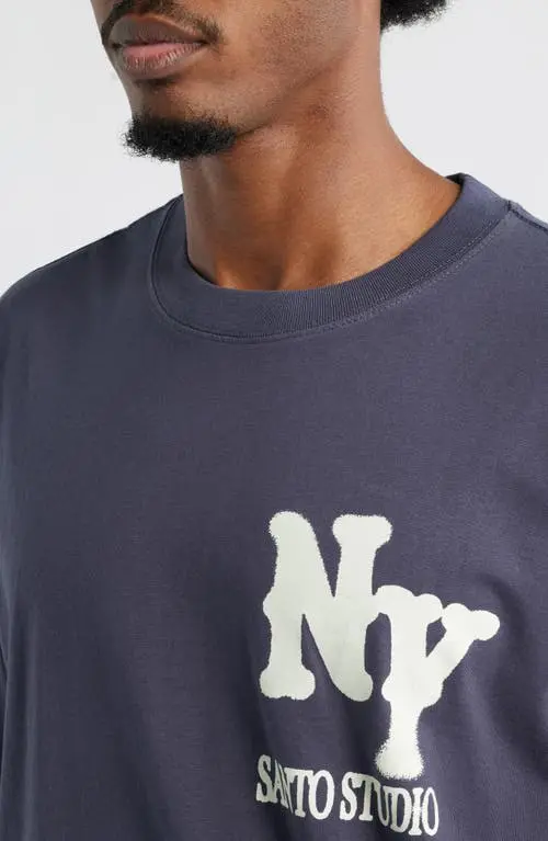 SANTO STUDIO X Cody Bellinger Ny Drappo Graphic T-shirt