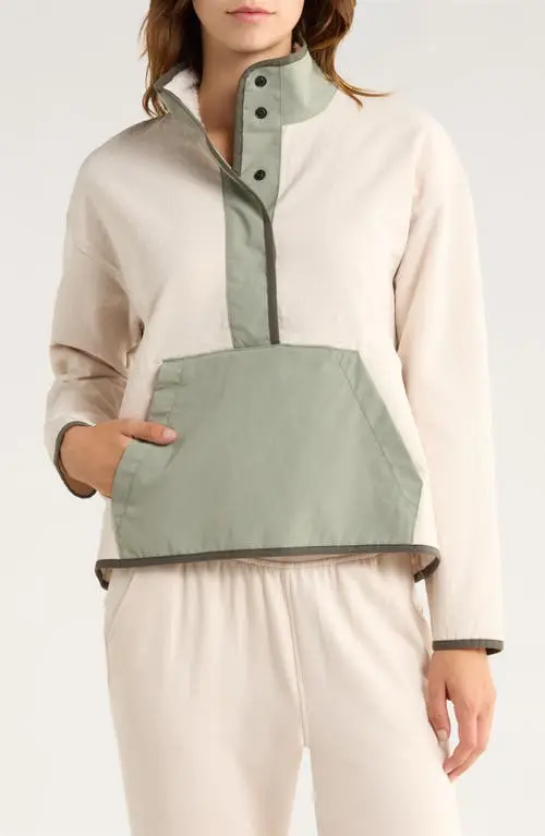 FREE FLY Gridback Fleece Lined Pullover - Forest