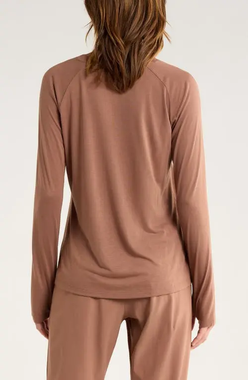 FREE FLY Lightweight Long Sleeve Top - Nutmeg