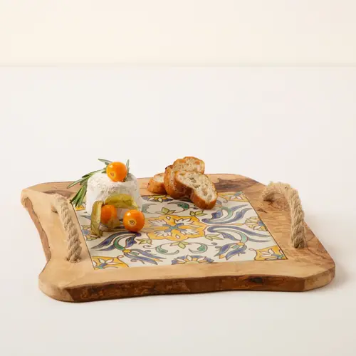 UNCOMMON GOODS Tunisian Small Bites Serving Tray Kamsah